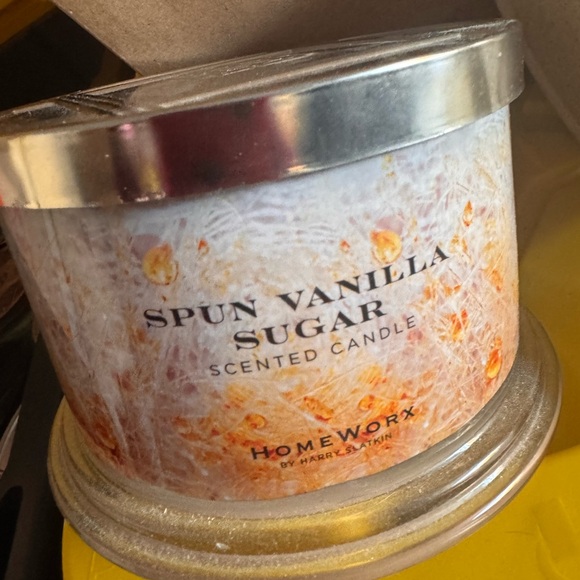 Homeworx | Accents | Homeworx Vanilla Sugar Candle With Elegant White ...